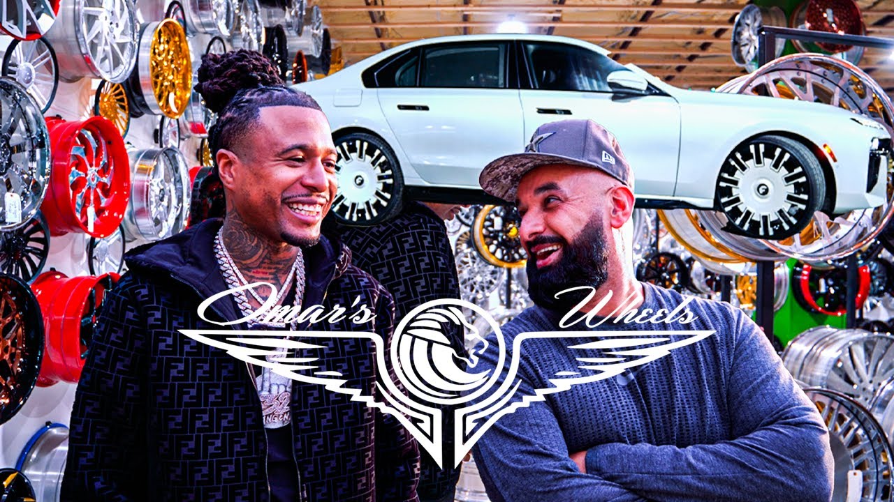 CJ ON 32S GETS NEW RIMS FOR 7 SERIES BMW BEHIND THE SCENES WITH OMARS ...