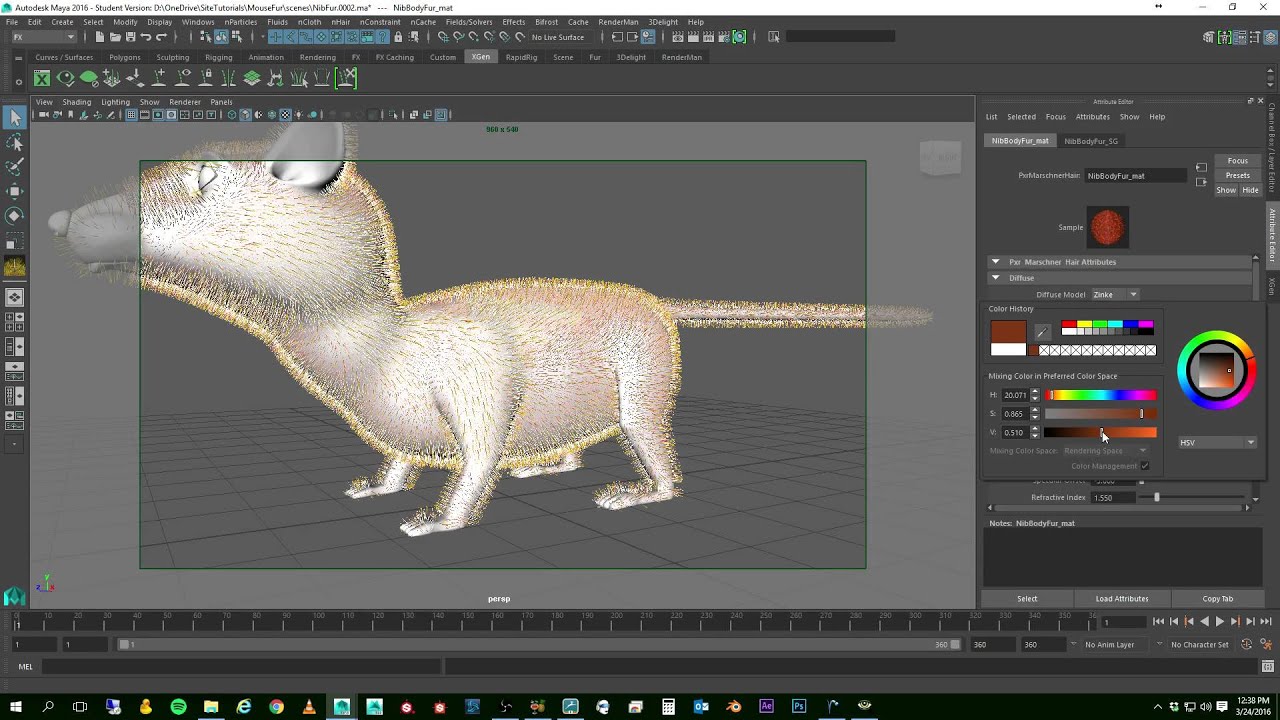 03 XGen Fur Finalizing the Settings - YouTube