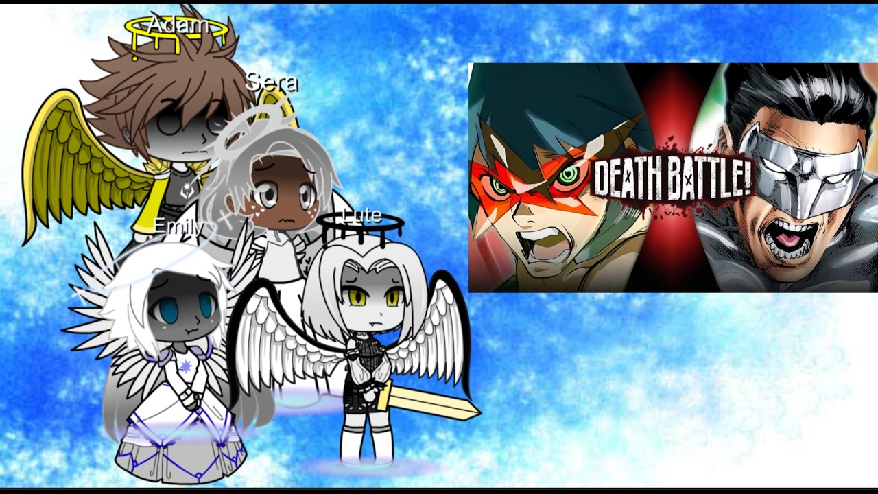 Hazbin Hotel Angels React to Simon vs Kyle Rayner (Death Battle) - YouTube