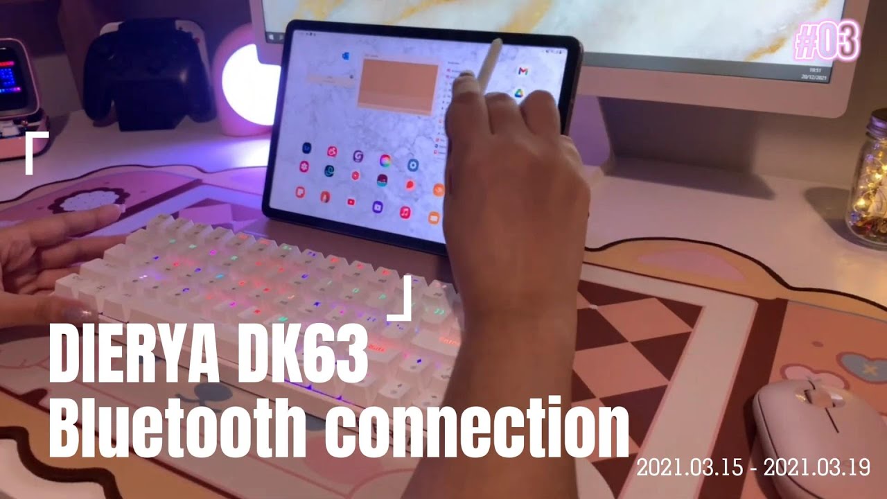 Bluetooth Connection Method | DIERYA DK63 Mechanical Keyboard - YouTube