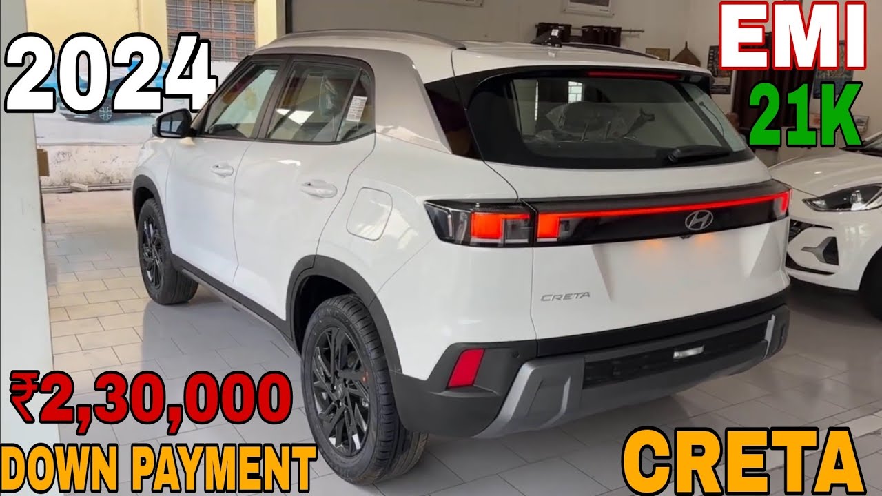 NEW 2024 HYUNDAI CRETA S(O) Sunroof || Loan ||Downpayment || EMI ...