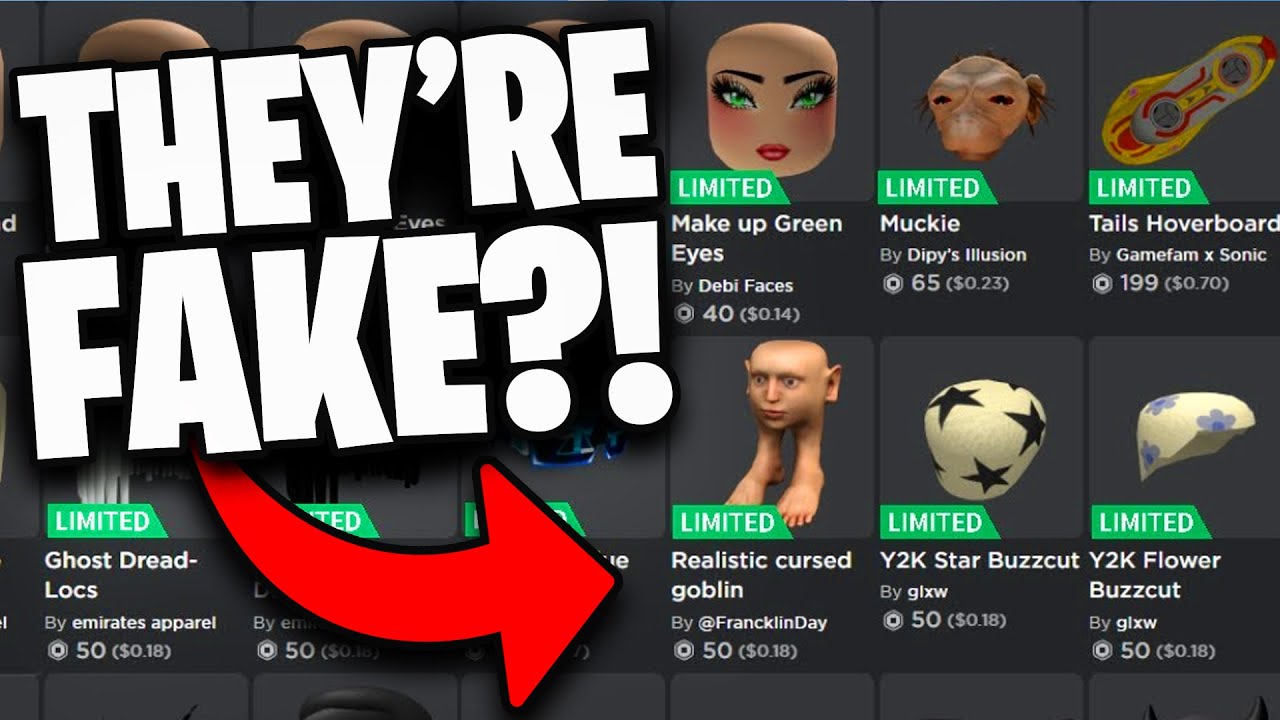 Roblox Fake UGC Limited Items Are Becoming Too Common! - YouTube