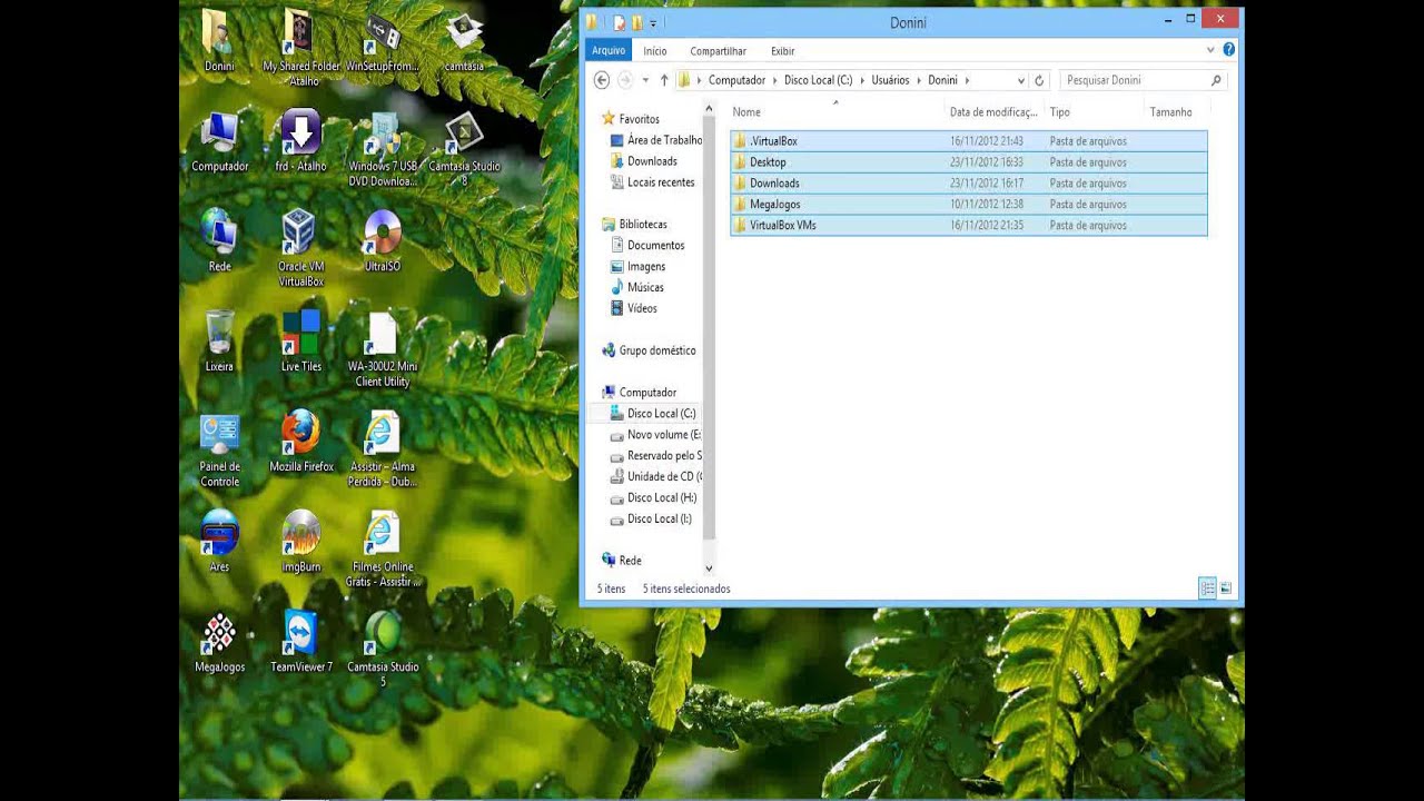 Mover pasta Usuário Windows 7 e 8 novo método - YouTube