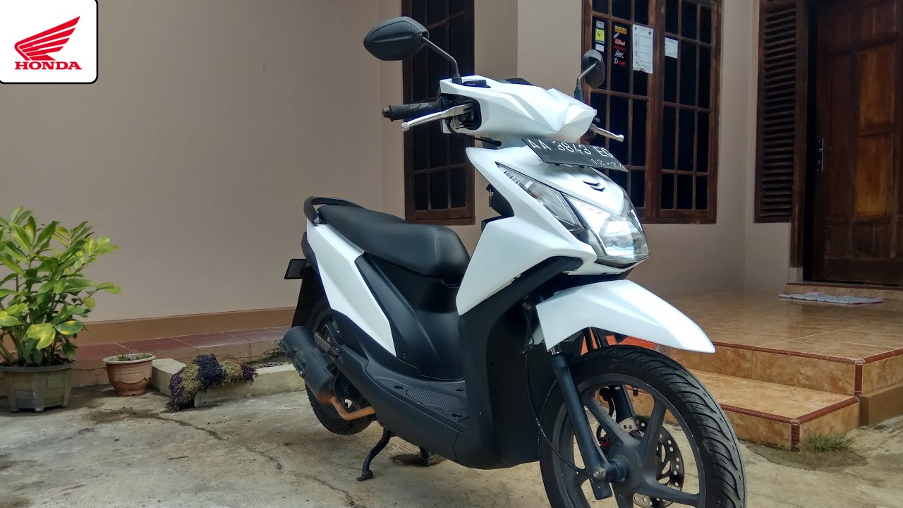 Repaint HONDA BeAT Black & White | MOTO-CAR TV - YouTube