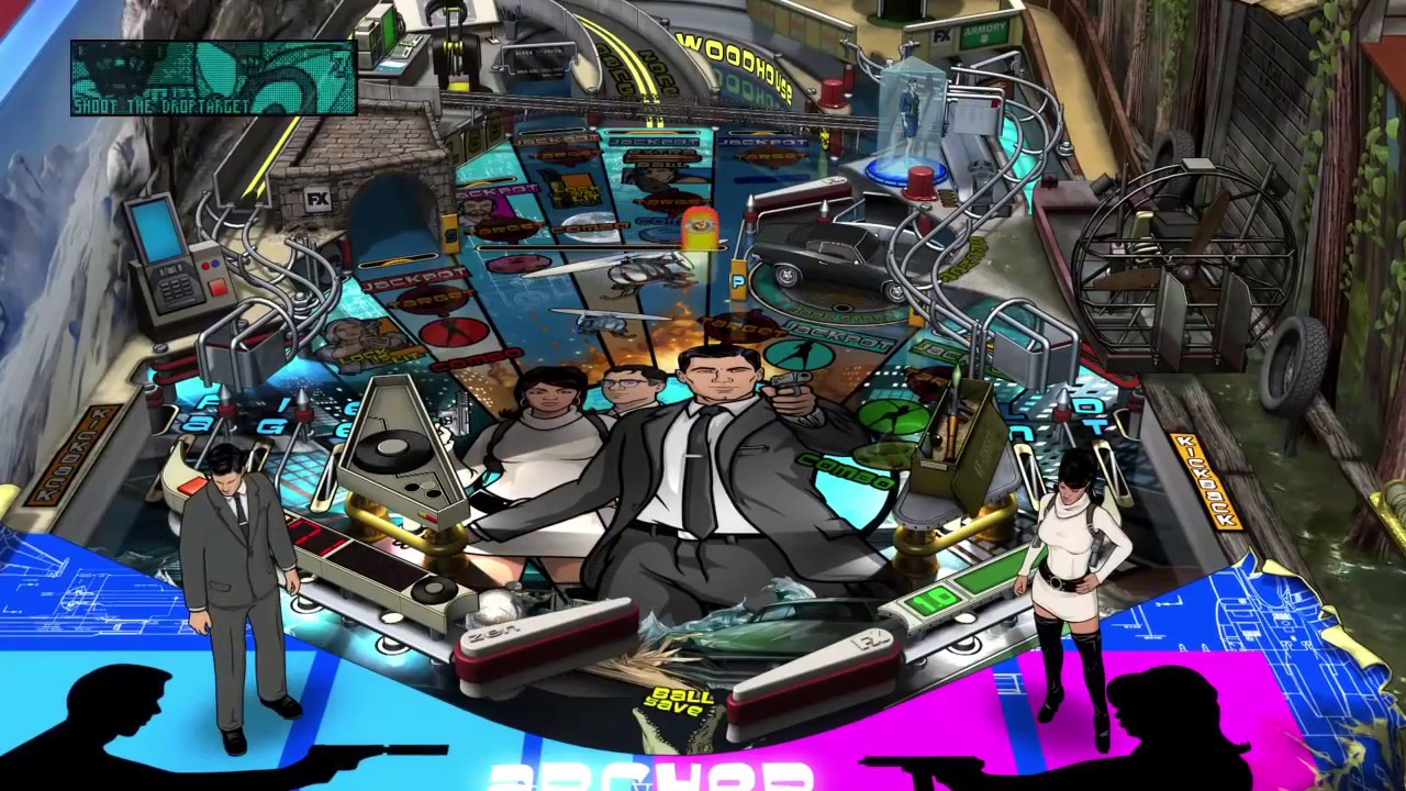 The Beauty of Archer Pinball DANGER ZONE - YouTube