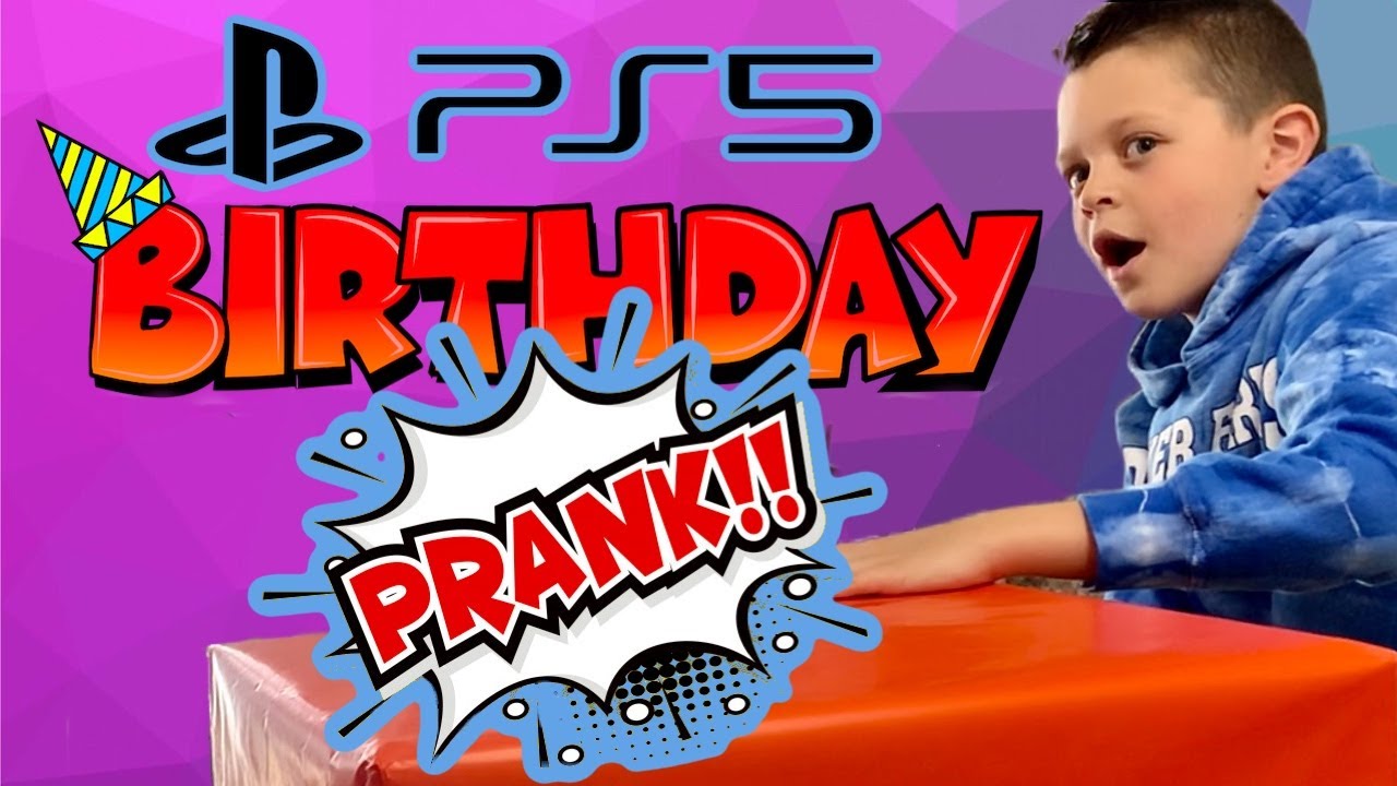 Parents Prank Son With PS5 Birthday Gift - PlayStation 5 Video Game ...