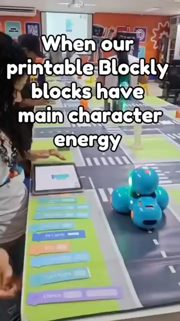 Printable Blockly Blocks in Action with Adult Students Using Dash - YouTube