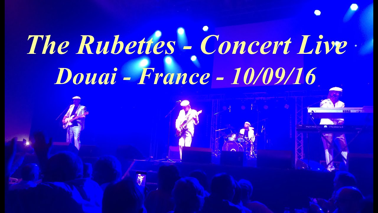THE RUBETTES with Alan Williams - LIVE CONCERT DOUAI - 10/09/2016 ...