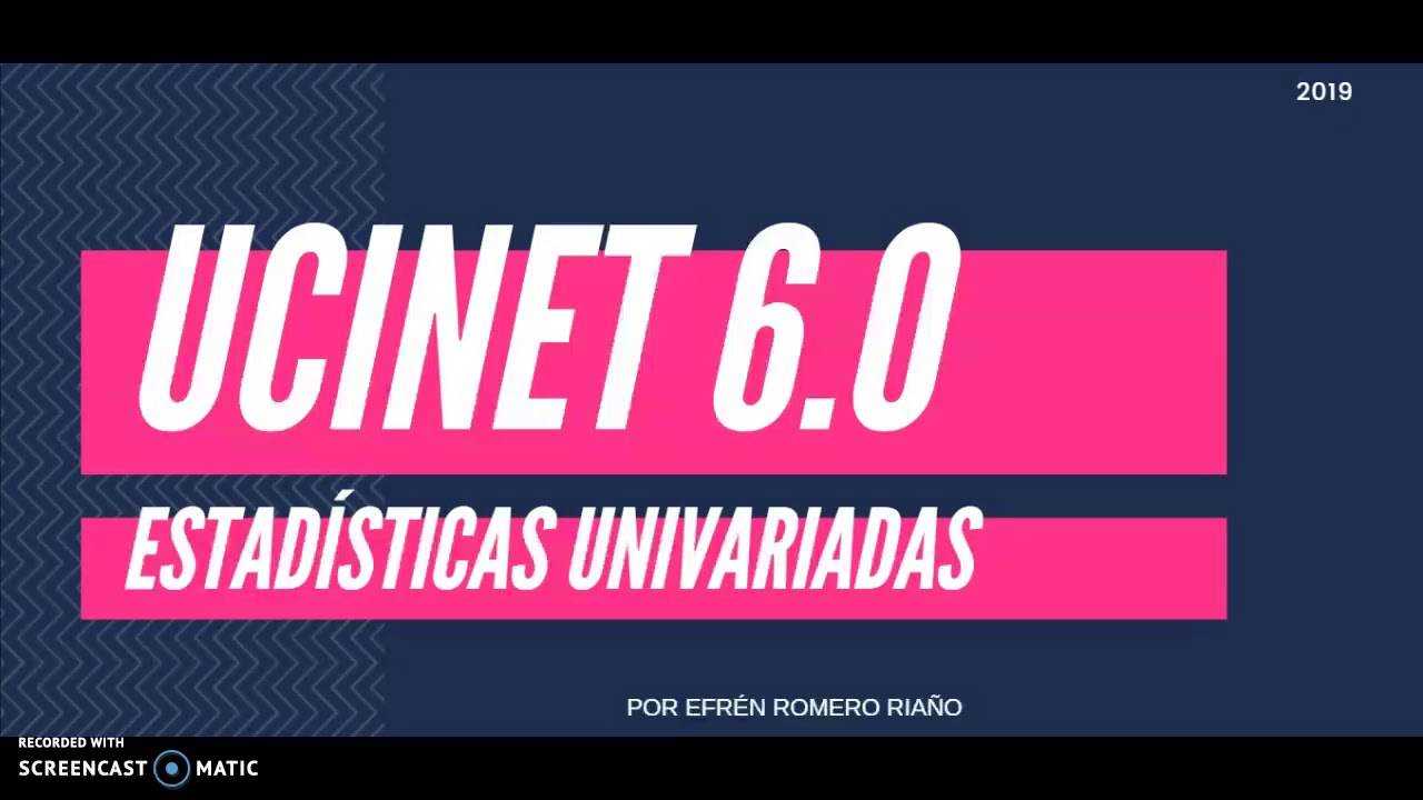 Tutorial UCINET DESDE EXCEL - YouTube