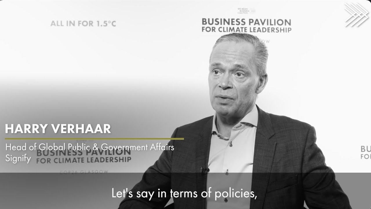 Harry Verhaar, Head of Global Public & Government Affairs, Signify ...