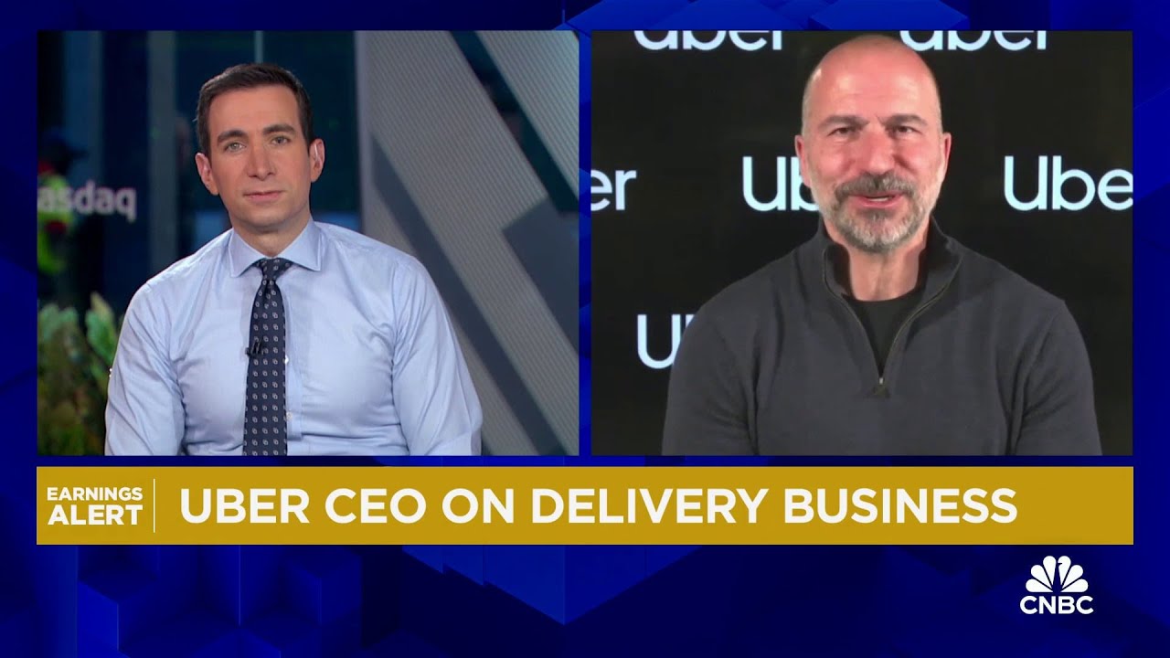 Uber CEO Dara Khosrowshahi on Q1 results, growth outlook and Instacart ...