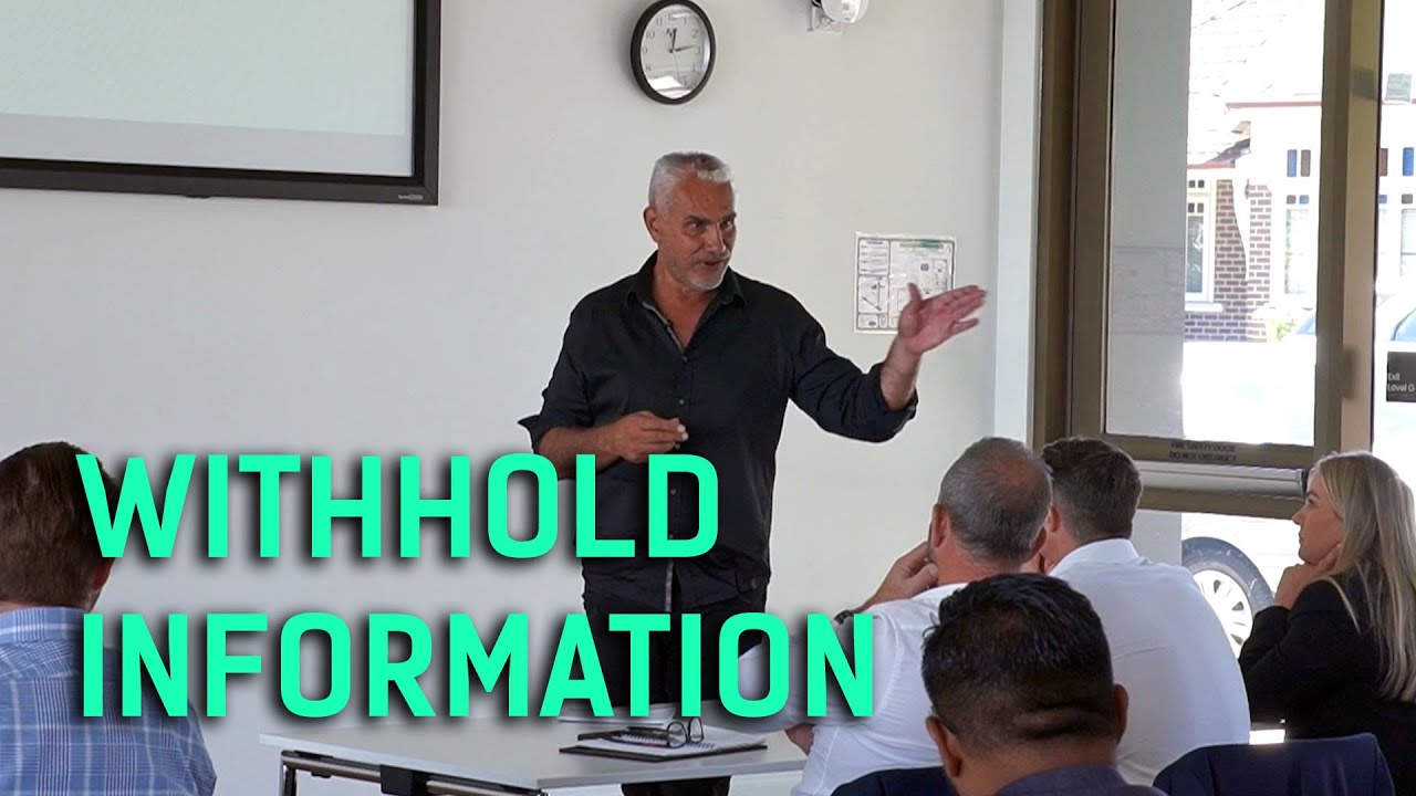 A Killer Technique to Win The Listing 🤓 Withhold Information - YouTube