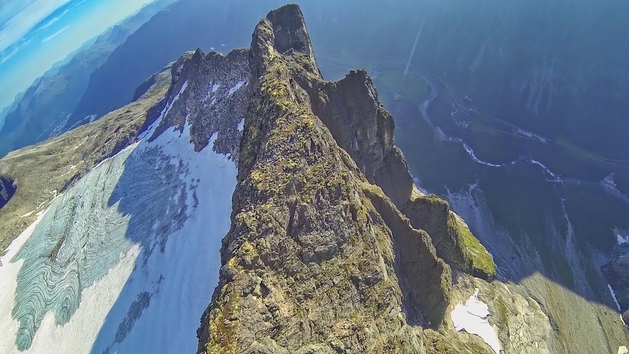 RAW Wingsuit Flight: Norway ridge surfing - YouTube
