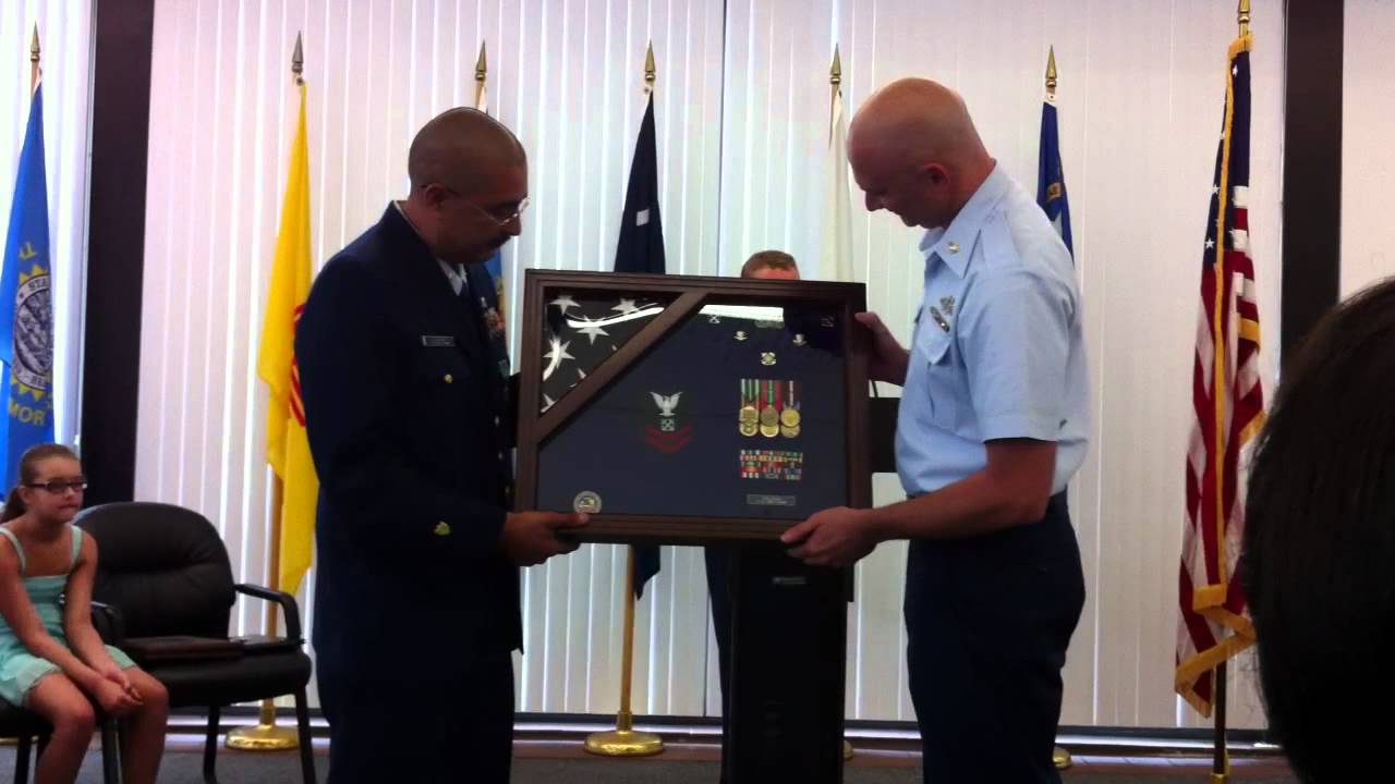 Coast Guard Shadow Box - YouTube
