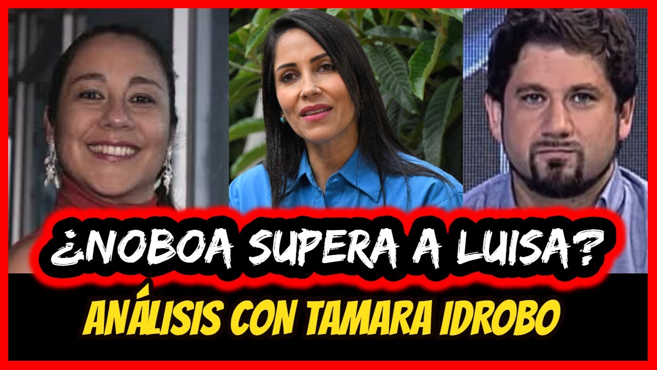 ¿Noboa supera a Luisa? Análisis con Tamara Idrobo - YouTube