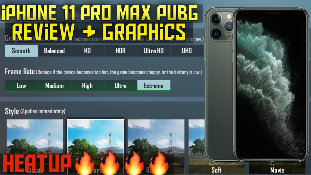 iPhone 11 PRO MAX HANDCAM GAMEPLAY + GRAPHICS | PUBG & BGMI TEST ...