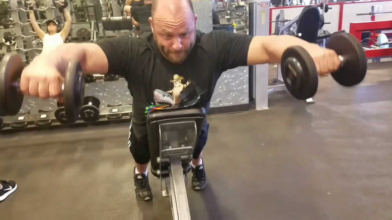 Incline Dumbbell Front Raises - YouTube