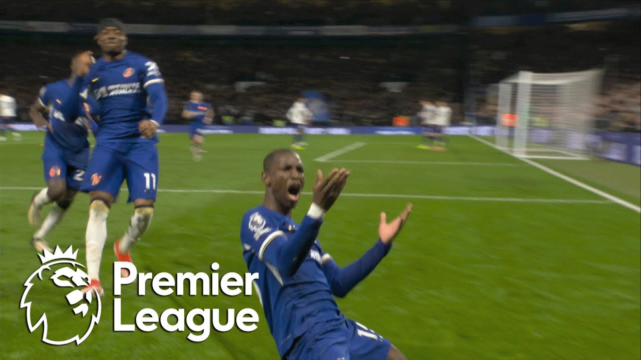 Nicolas Jackson header doubles Chelsea lead v. Tottenham | Premier ...