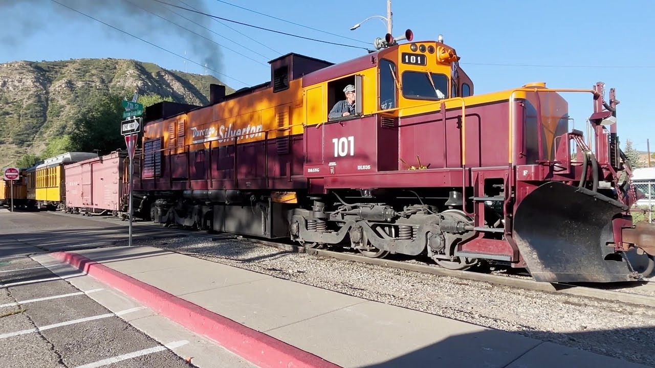 Durango and Silverton Narrow Gauge Railroad, Diesel Train 9/14/2024 ...