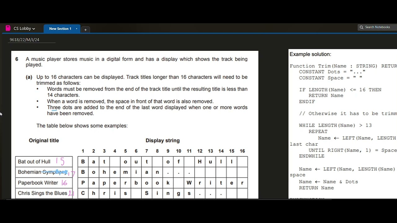 LOOPS Hard Level - Past Paper Question - YouTube