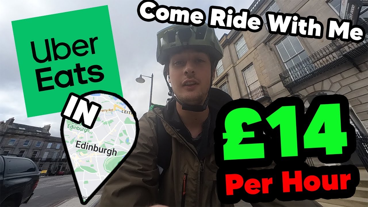 What it's like to deliver for UBER EATS in EDINBURGH - YouTube