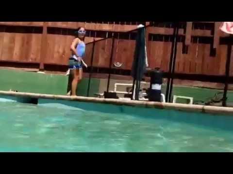 Types of jumps into a pool (making are own jump/name) - YouTube