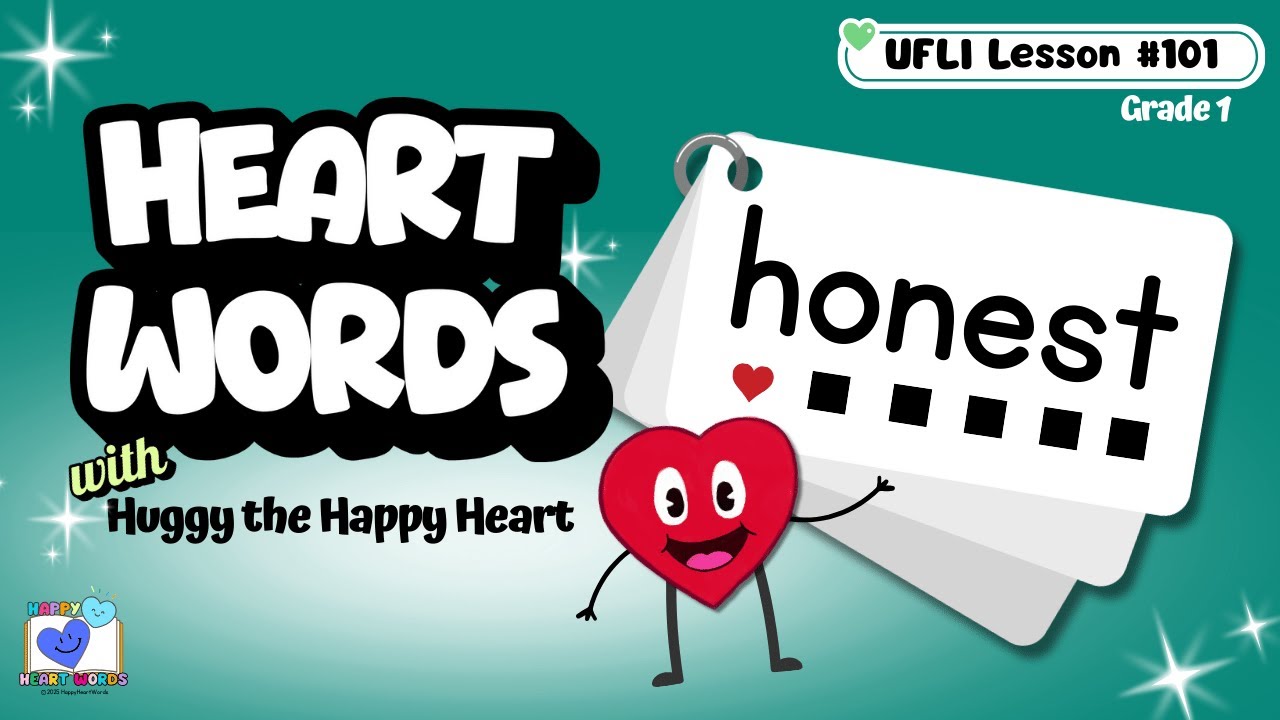 Teaching Sight Word HONEST | UFLI Lesson 101 Irregular Heart Word ...