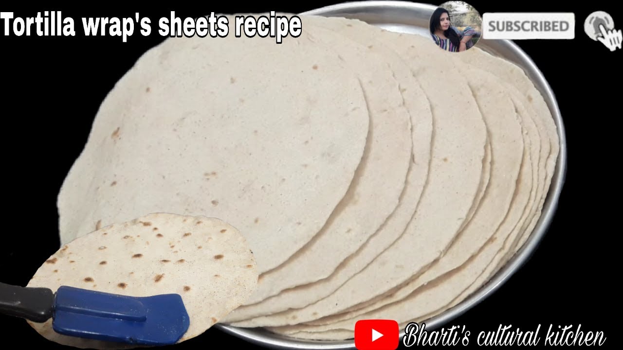 Quick and easy tortilla wrap's sheets recipe / shawarma sheets - YouTube