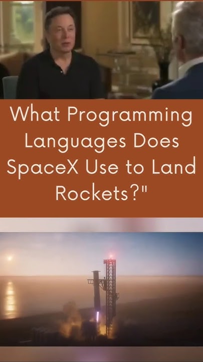 What Programming Languages does spaceX use for Land Rockets?#spacex #programming #falcon 9# ...