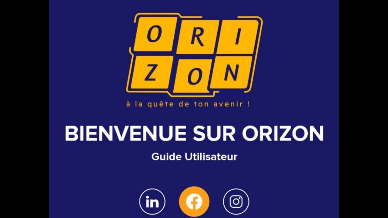 Guide Utilisateur-Orizon | The User guide for the mobile app Orizon ...