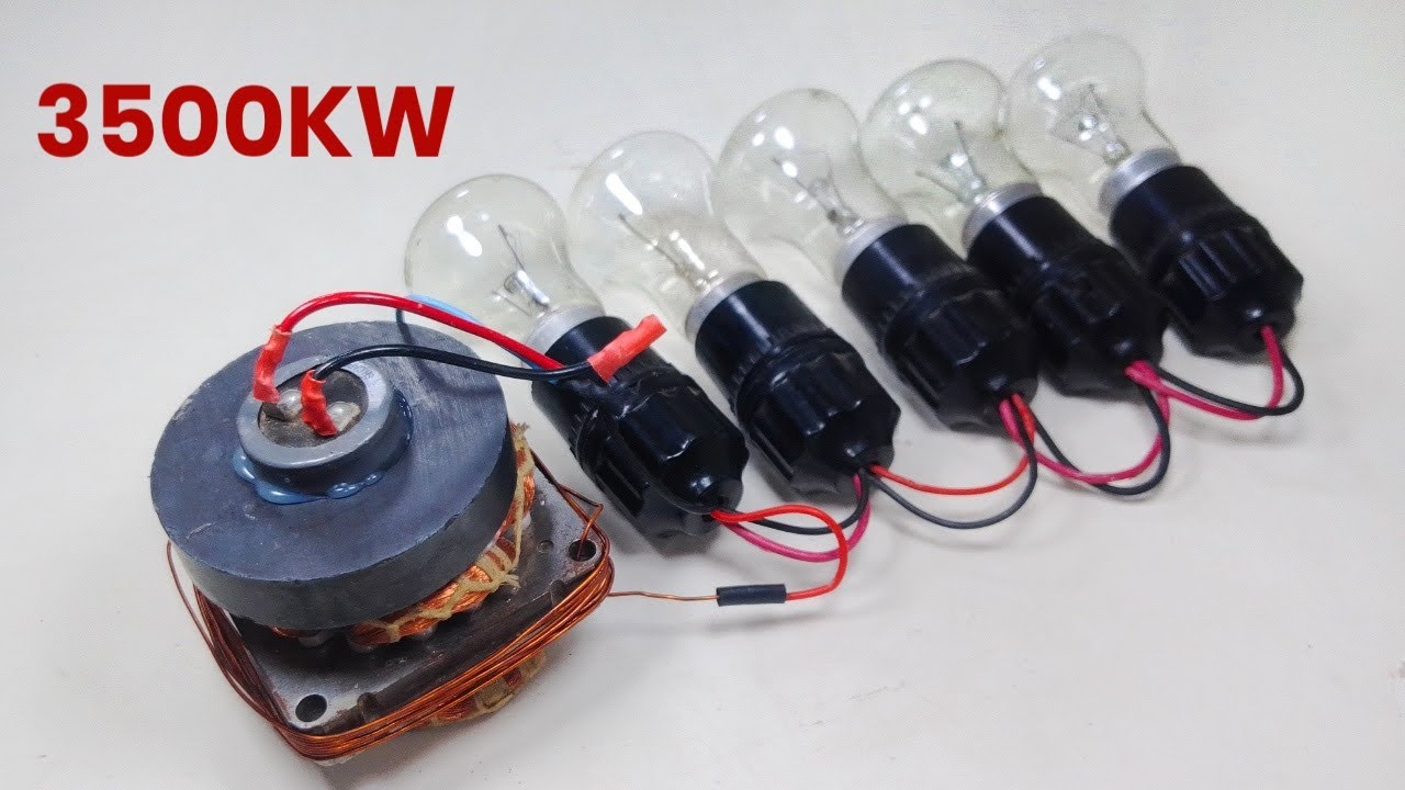 3500KW Free Energy Generator 220V New Electricity Useing copper coil At ...