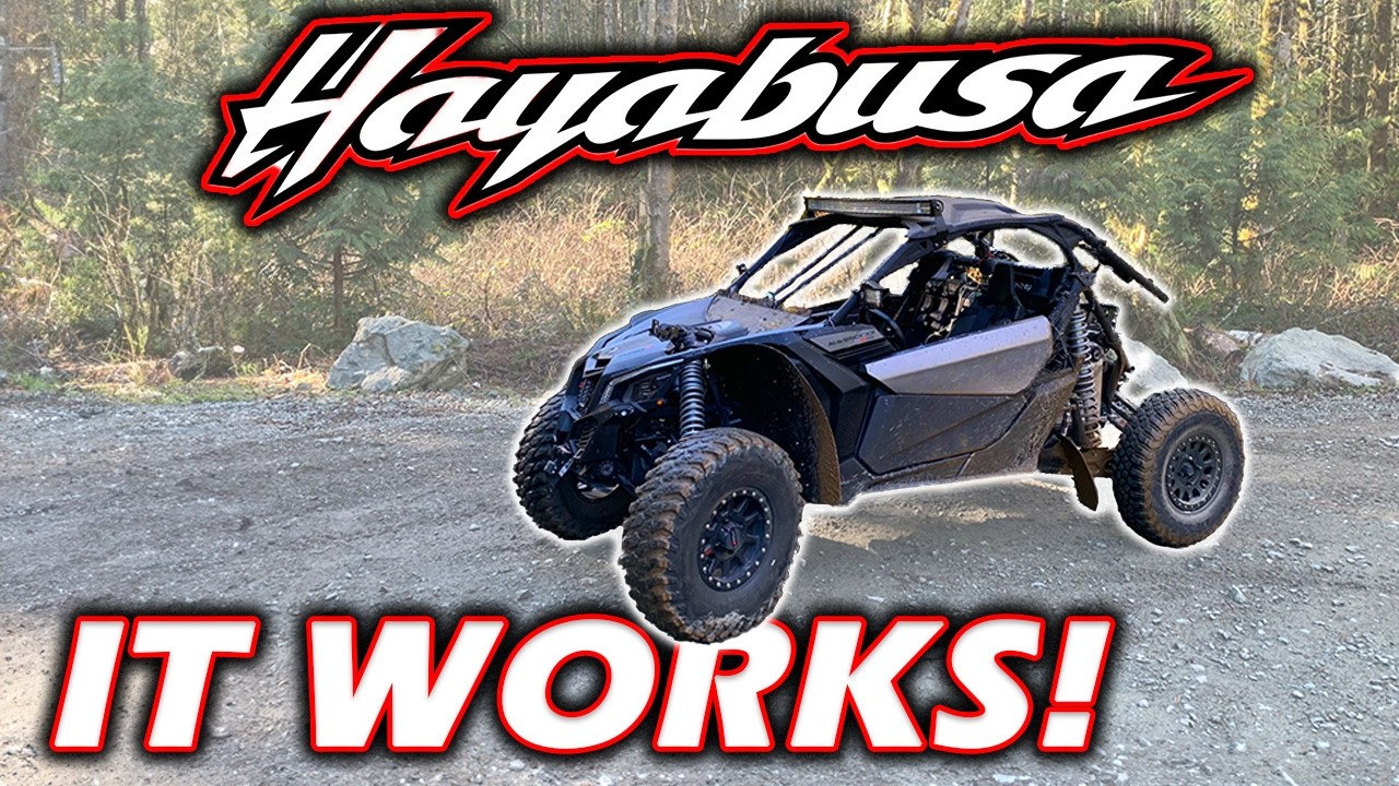 Part 7 of the Hayabusa Swapped Can Am X3: IT RUNS AND DRIVES...ish # ...