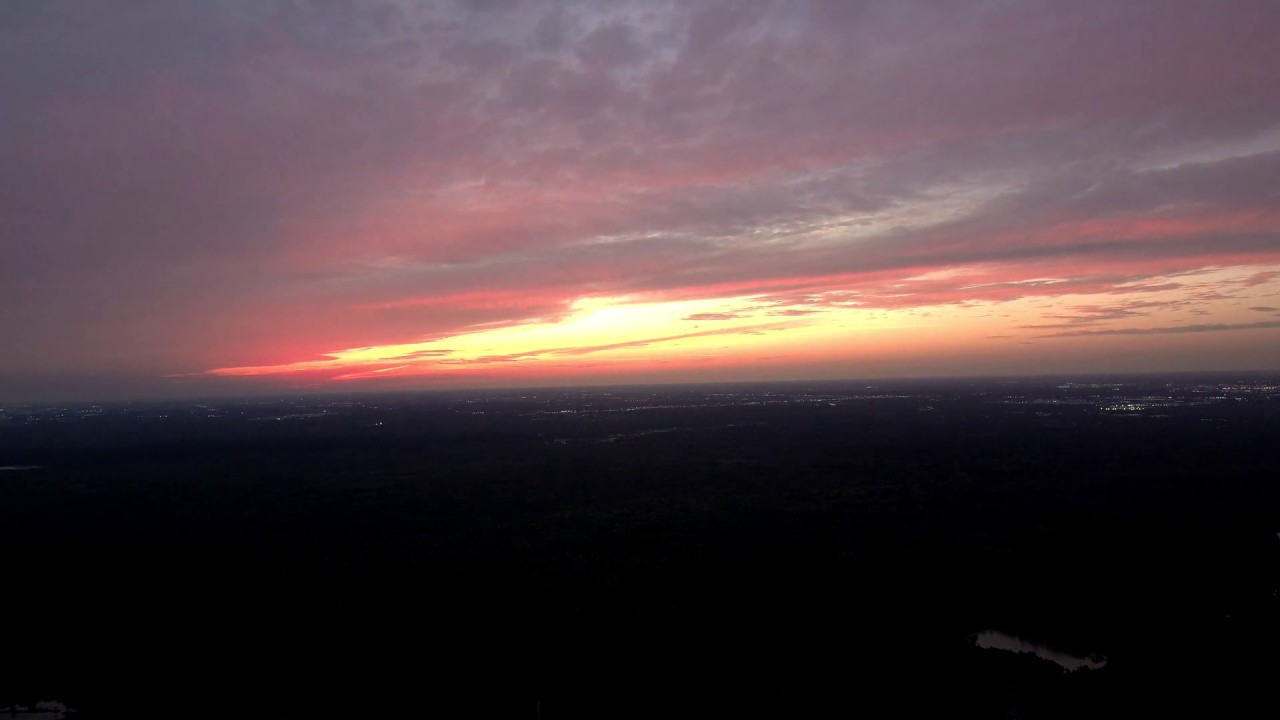 Beautiful & Relaxing Good Friday 2020 Sunset Over Houston (4K Drone ...