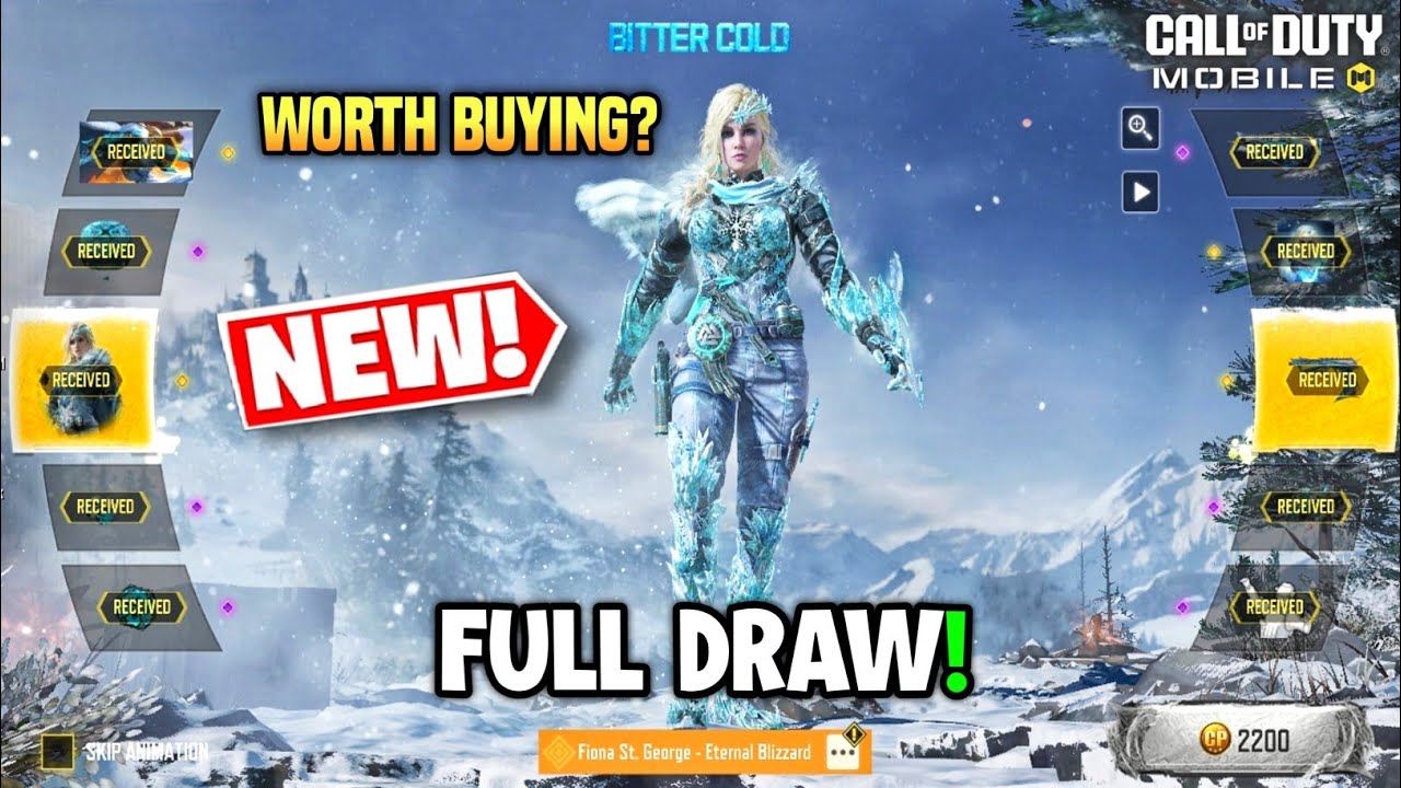 Buying BITTER COLD Draw Cod Mobile | New Fiona St. George Eternal ...