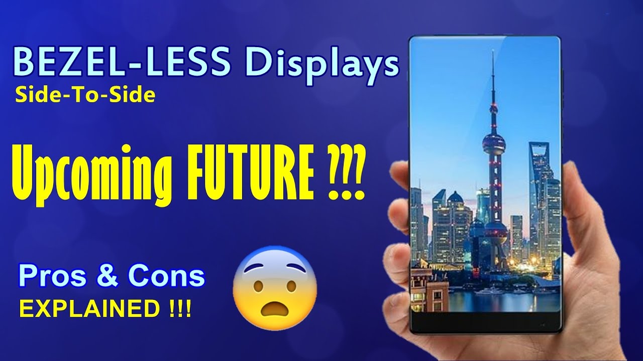 BEZEL-LESS Displays, FUTURE of the Smartphones? (Mi MIX) My Opinion ...