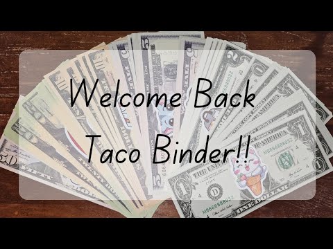 Taco Binder! | Extra Debt Payment! - YouTube