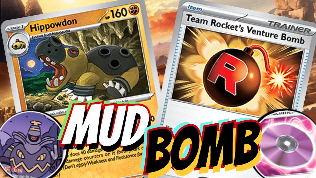 Hippowdon Deck Profile. 🦛⛱️ Reverse Spread W/ Dusknoir & Munkidori. PTCGL Destined Rivals - YouTube