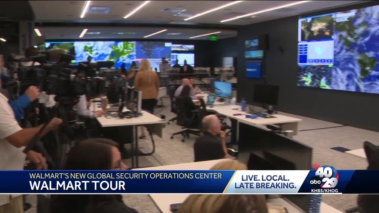 Governor Sanders tours Walmart Global Security Operations Center, talks ...
