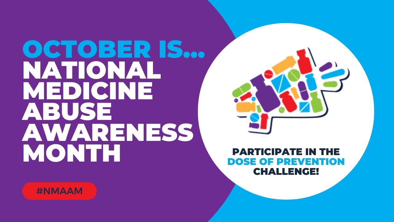 October is National Medicine Abuse Awareness Month! - YouTube