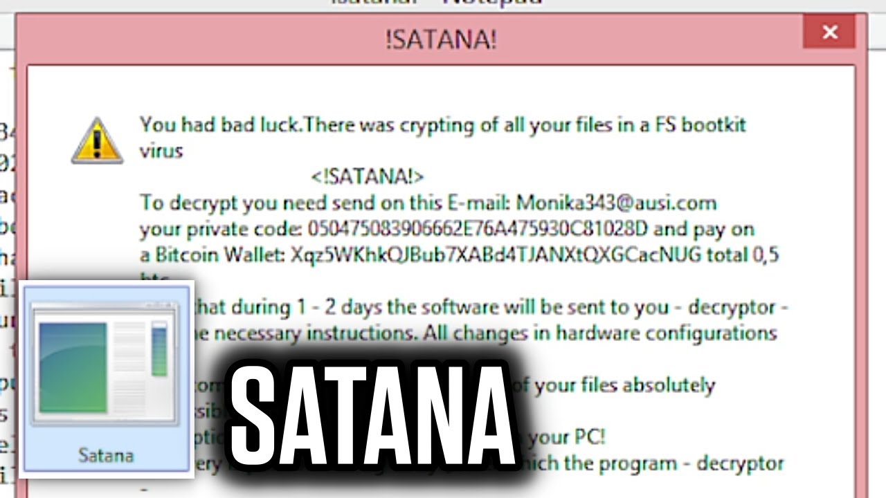 AWAS!!! Ransomware Satana akan Mengunci File Pentingmu dengan Sekejap ...