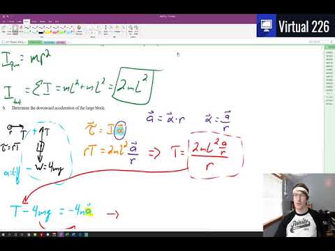 AP Physics C: Mech FRQ 2001 Q3 - Rotational Inertia and Conservation of Energy