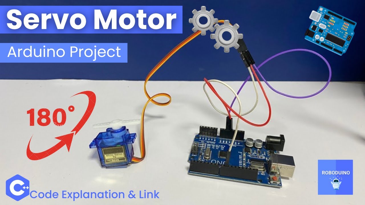 SG90 Servo Motor Arduino UNO Project for Beginners ⚙️ Full Code ...