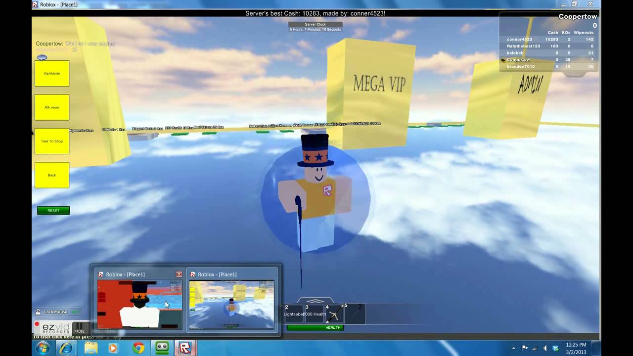 Roblox 2 games on 1 computer! - YouTube