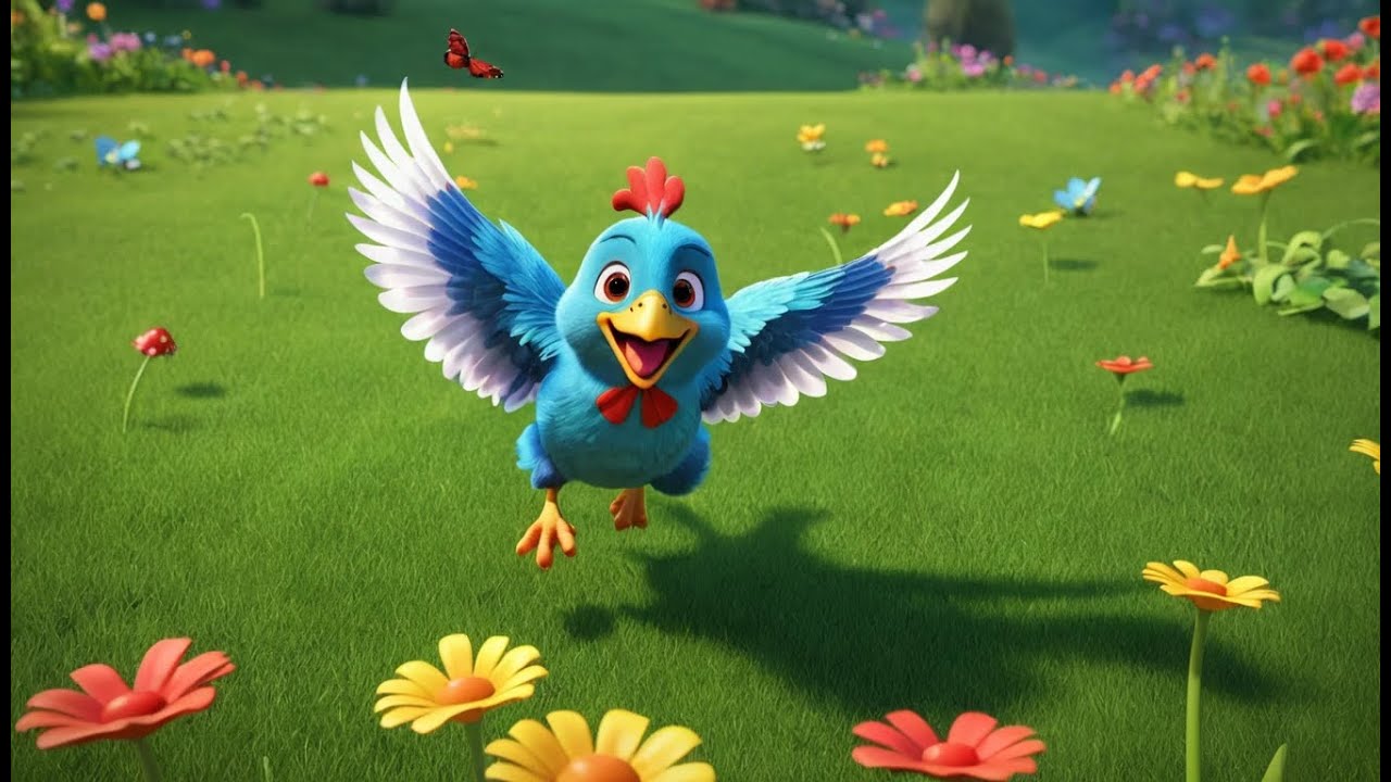 Five Little Chickens in the Barn | Fun Farm Song for Kids | Playful ...