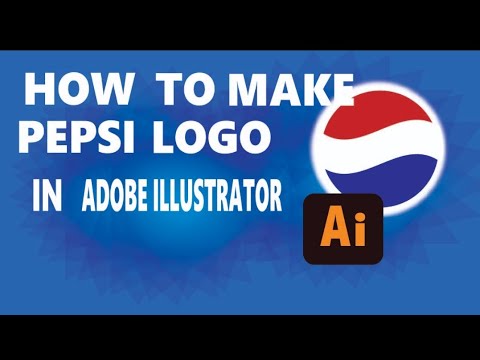 How to make PEPSI LOGO in Adobe Illustrator | AlenayCreator | #viralvideo #video #logo