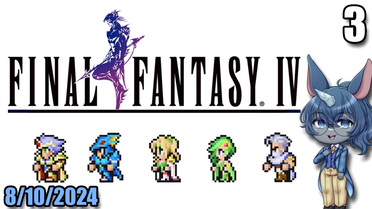 Crystal Party! | Final Fantasy IV Part 3 (8/10/2024) - YouTube