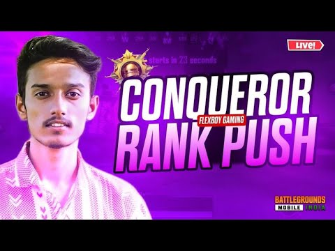 RANK PUSH TO CONQUEROR WITH @LoLzZzGaming || BGMI LIVE WITH FACECAM - YouTube