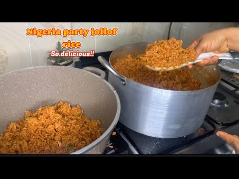 How to cook Nigeria Party Jollof Rice | Smoky Party Rice | Oluchi’s ...