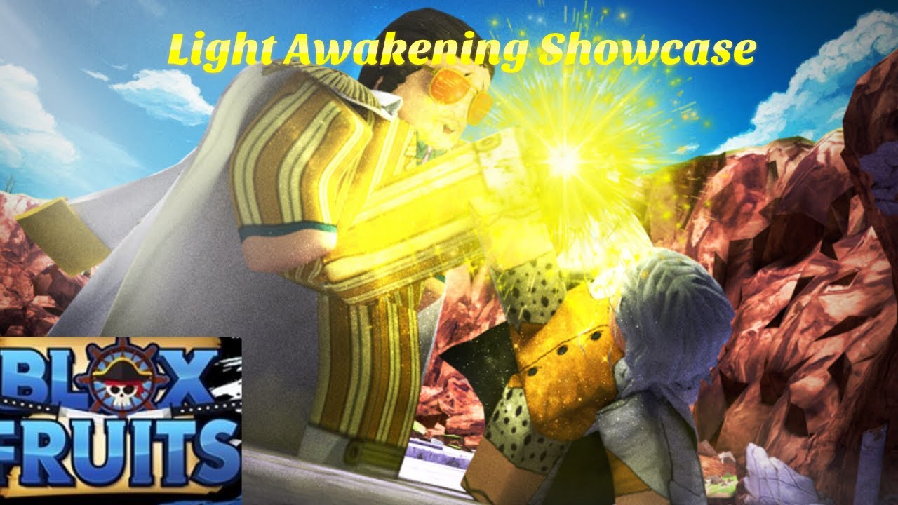 Light awakening showcase | Blox fruits - YouTube