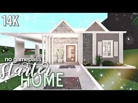 Bloxburg: Starter Home | No Gamepass | Speedbuild | GwenYT - YouTube